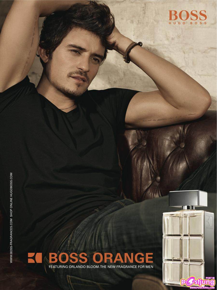 Orlando Bloom Hugo Boss Orange Fragrance Ad Campaign