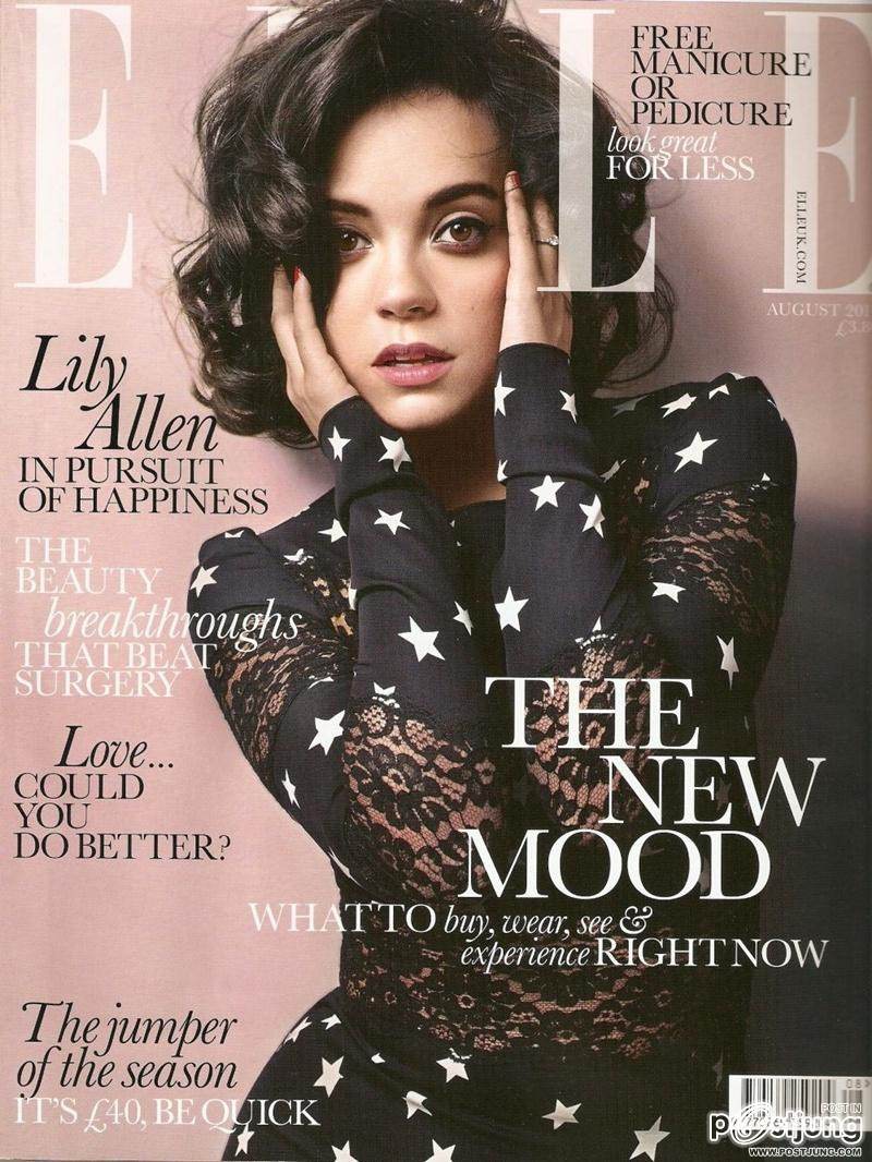 Lily Allen @ Elle Magazine UK August 2011