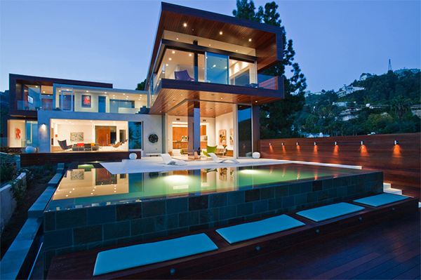 Hollywood Hills Contemporary Home – Sunset Plaza Villa