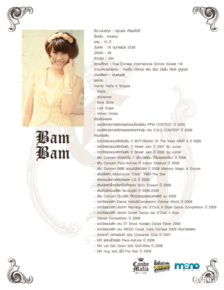 สาวๆ candy mafia ใน mv Honey Honey