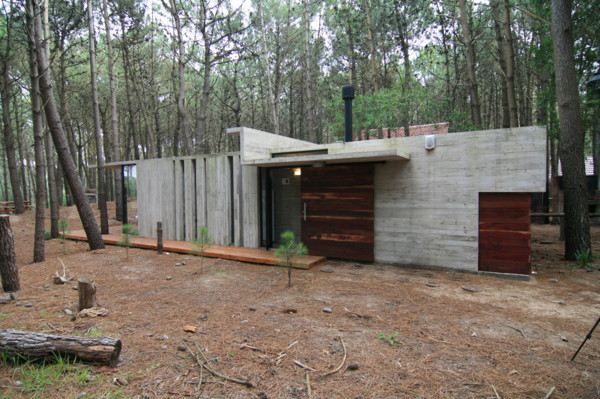 Vacation House Design - rustic concrete cottage built for minimal ...