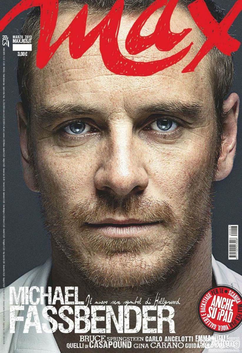 Michael Fassbender @ Max Italy Magazine March 2012