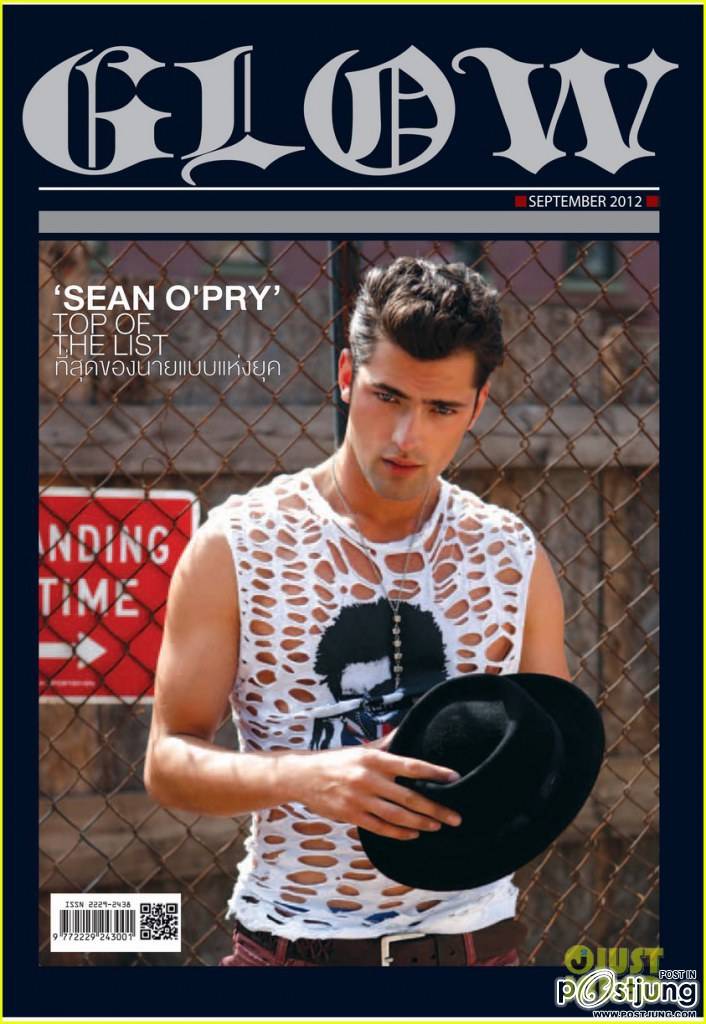 Sean O'Pry Covers 'Glow' Magazine September 2012