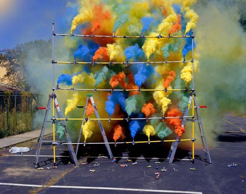 Multicolored Smoke Bombs