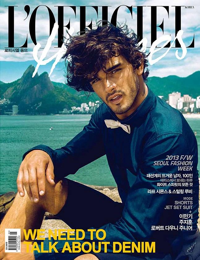Marlon Teixeira @ L’Officiel Homme Korea May 2013