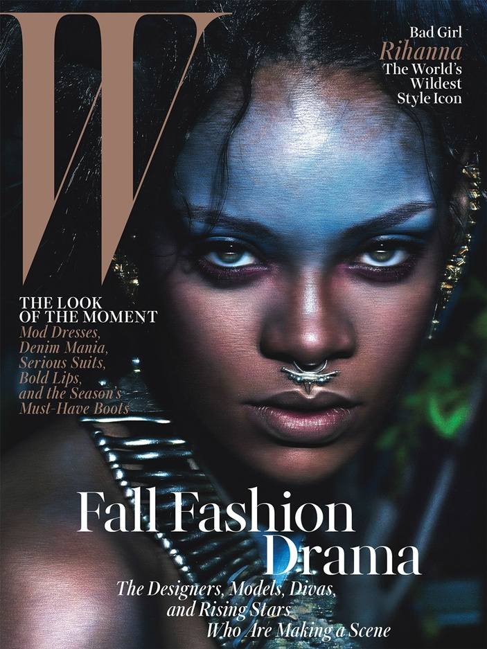 Rihanna @ W Magazine September 2014