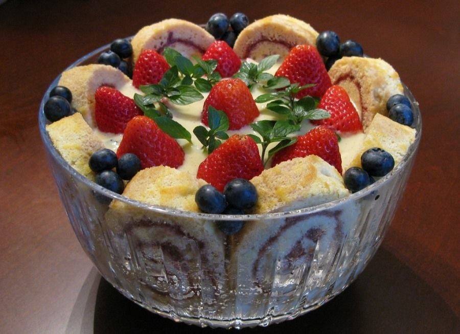 Swiss Roll Trifle