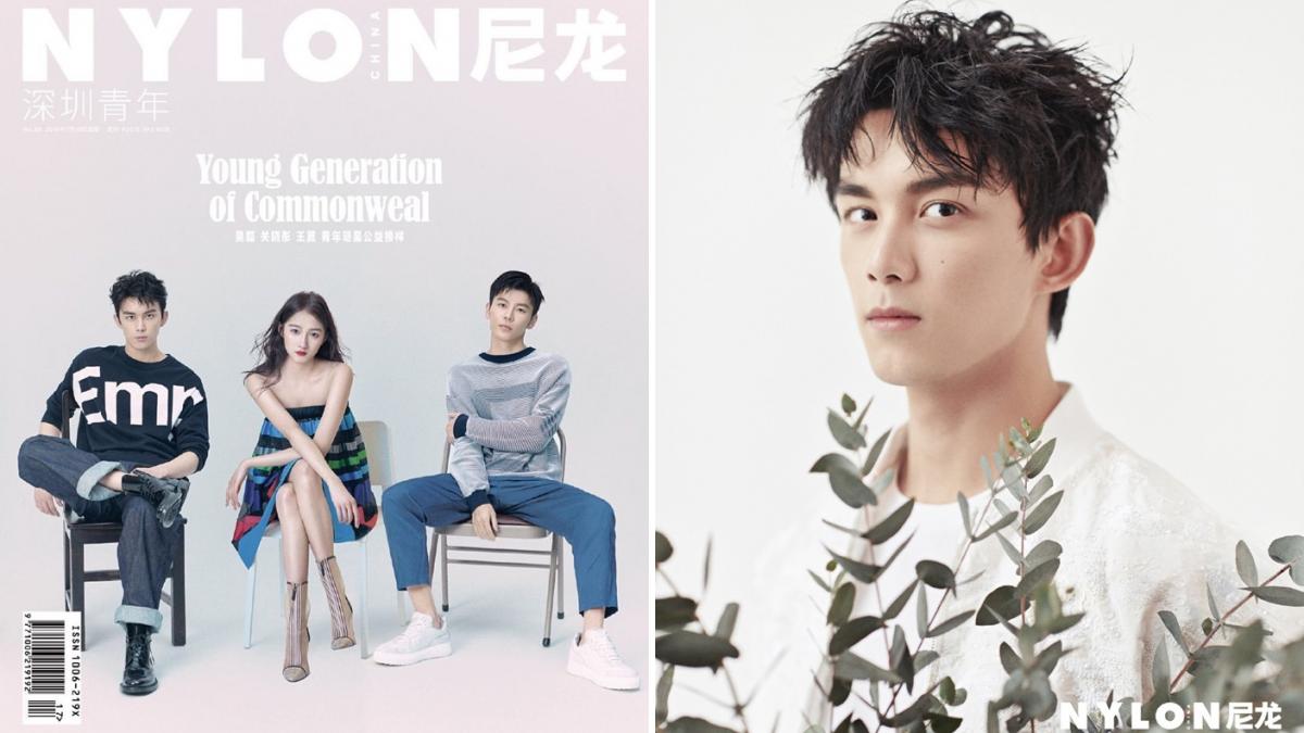 Wu Lei ,Guan Xiao tong ,Jevon Wang @ Nylon China July 2019