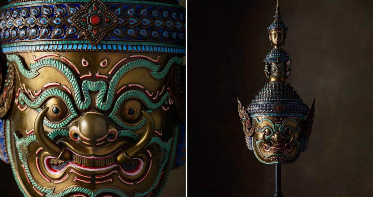 THOTSAKAN (RAVANA): Thai Khon Mask | THAILAND 🇹🇭