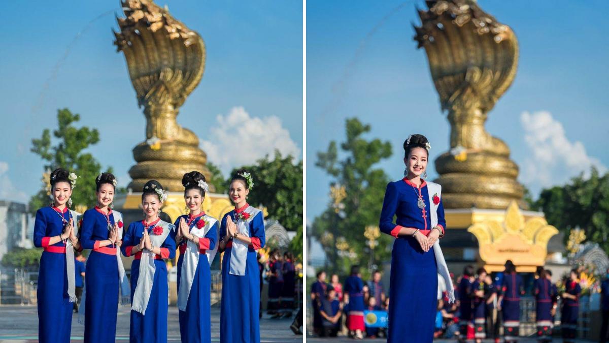 "ฟ้อนภูไทเรณูนคร - Fon Phu-Tai Renu Nakhon" at Nakhon Phanom province ...