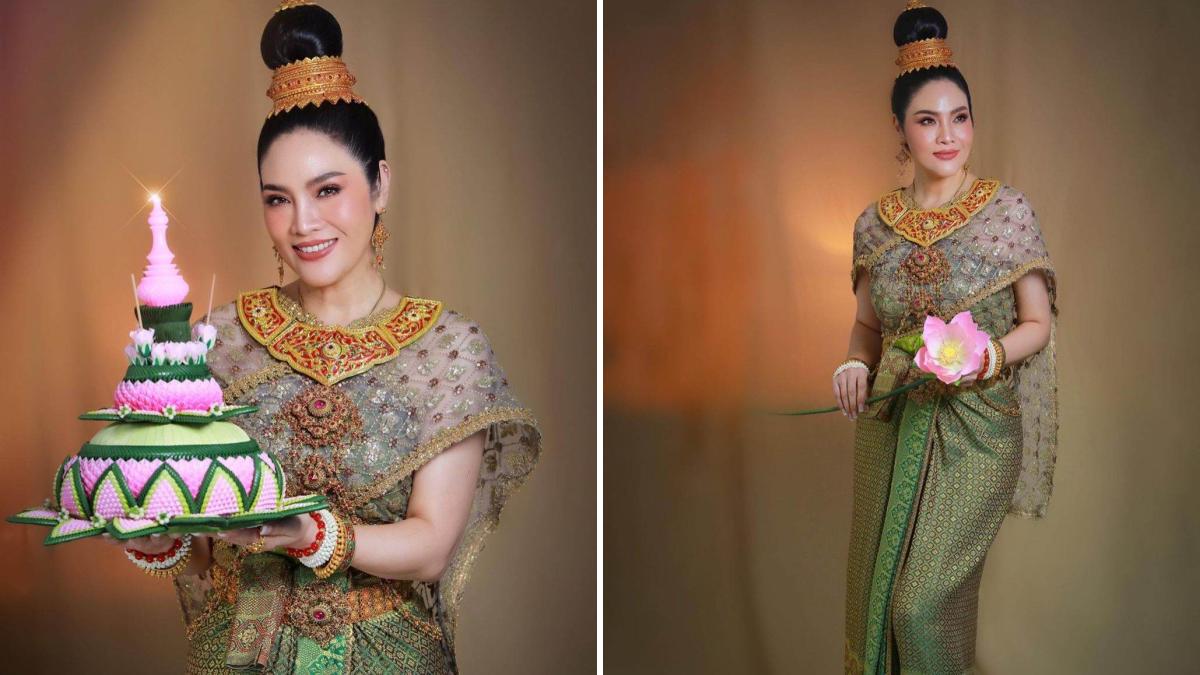 THAILAND 🇹🇭 | Nang Noppamas in Loy Krathong Festival