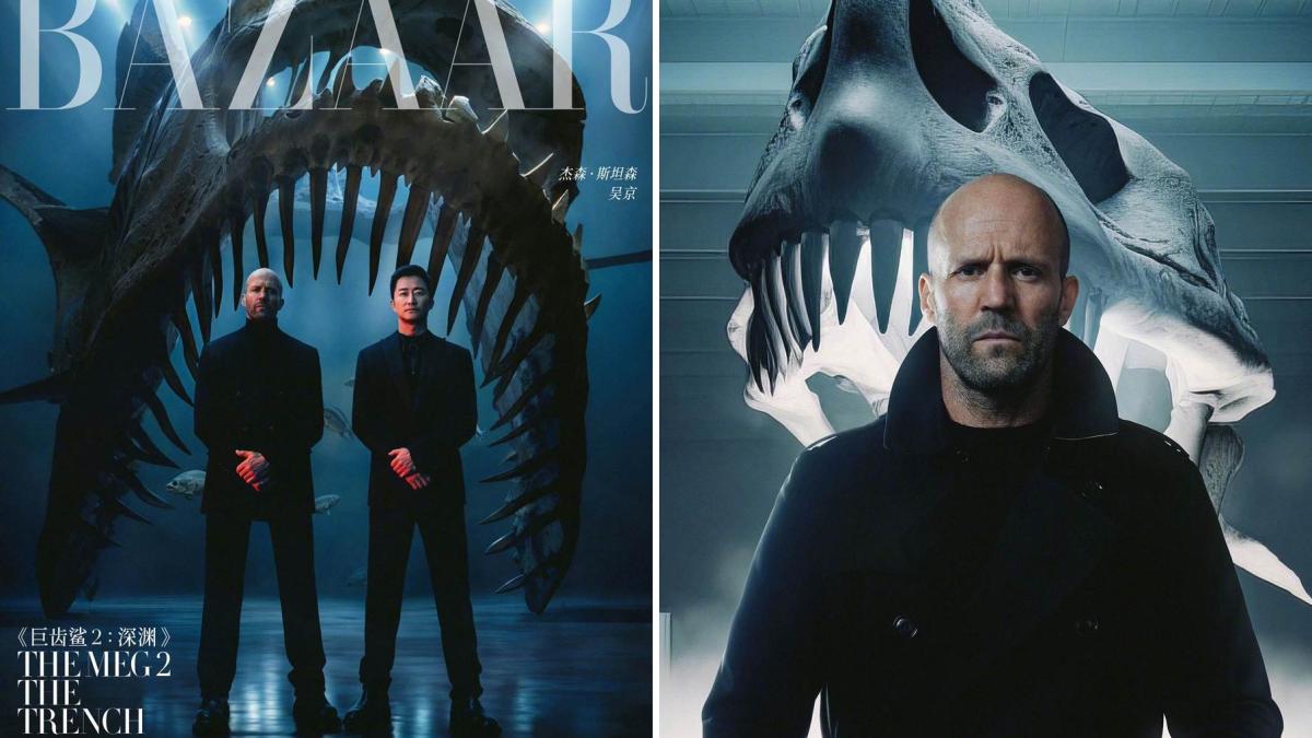 Jason Statham & Wu Jing @ Harper's BAZAAR China August 2023