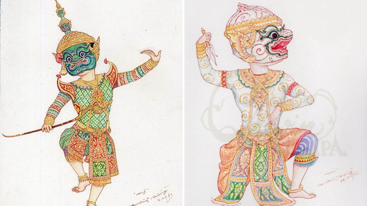 Thai Khon Painting 🇹🇭