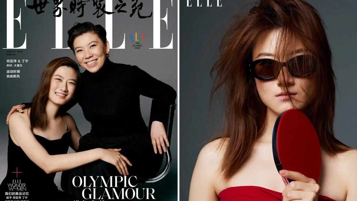 Deng Yaping & Ding Ning @ ELLE China August 2024