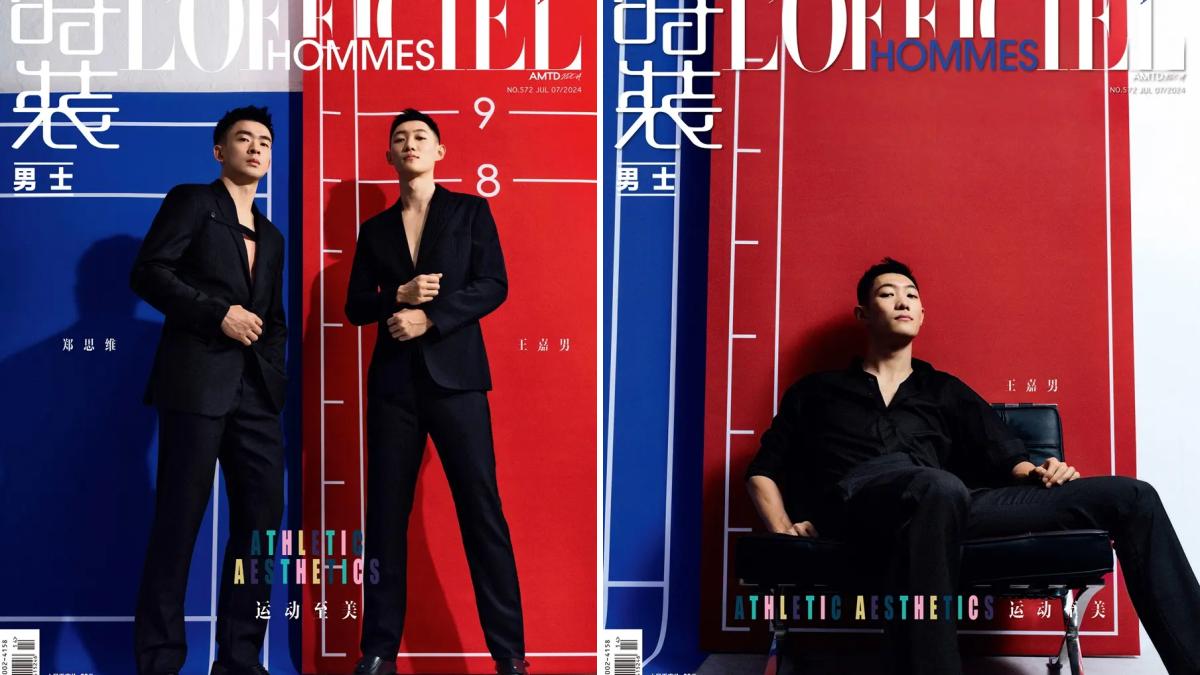 Zheng Siwei & Wang Jianan @ L’Officiel Hommes China July 2024