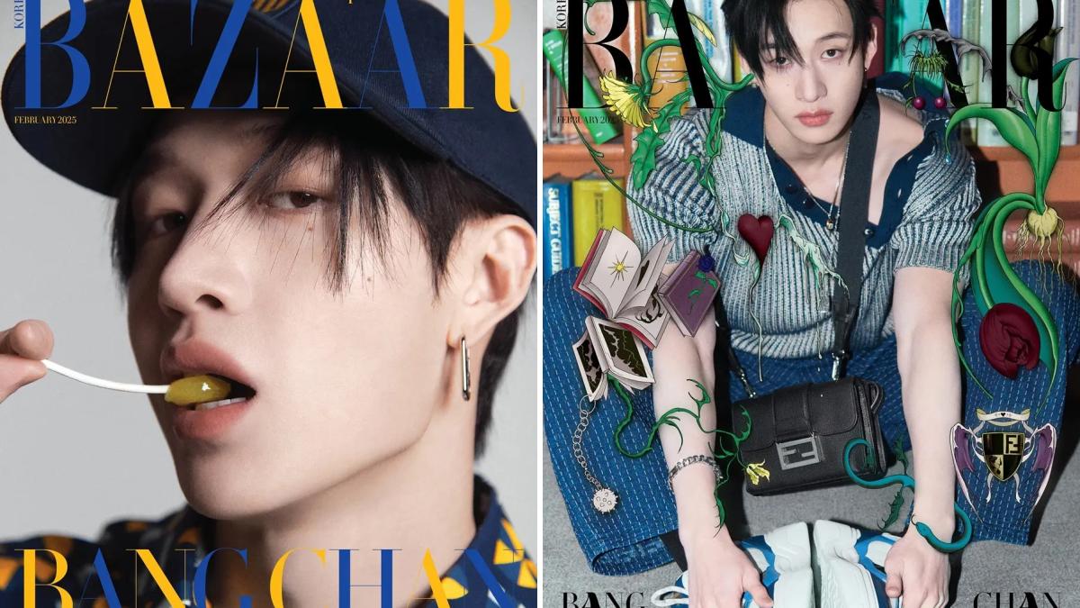(Stray Kids) Bang Chan @ Harper's BAZAAR Korea February 2025