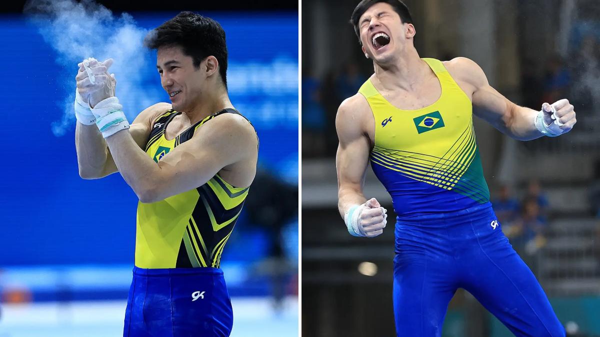 Brazilian gymnast : Arthur nory caught